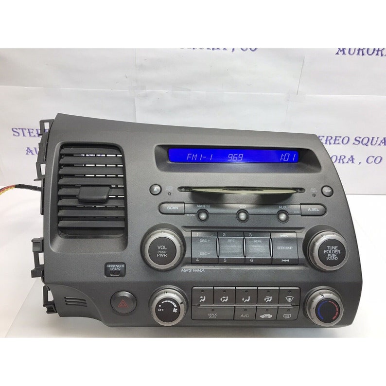 Honda Civic Single Disc CD Player Radio 2AM0 OEM 2AM0 , 39100-SNA-A030 ...