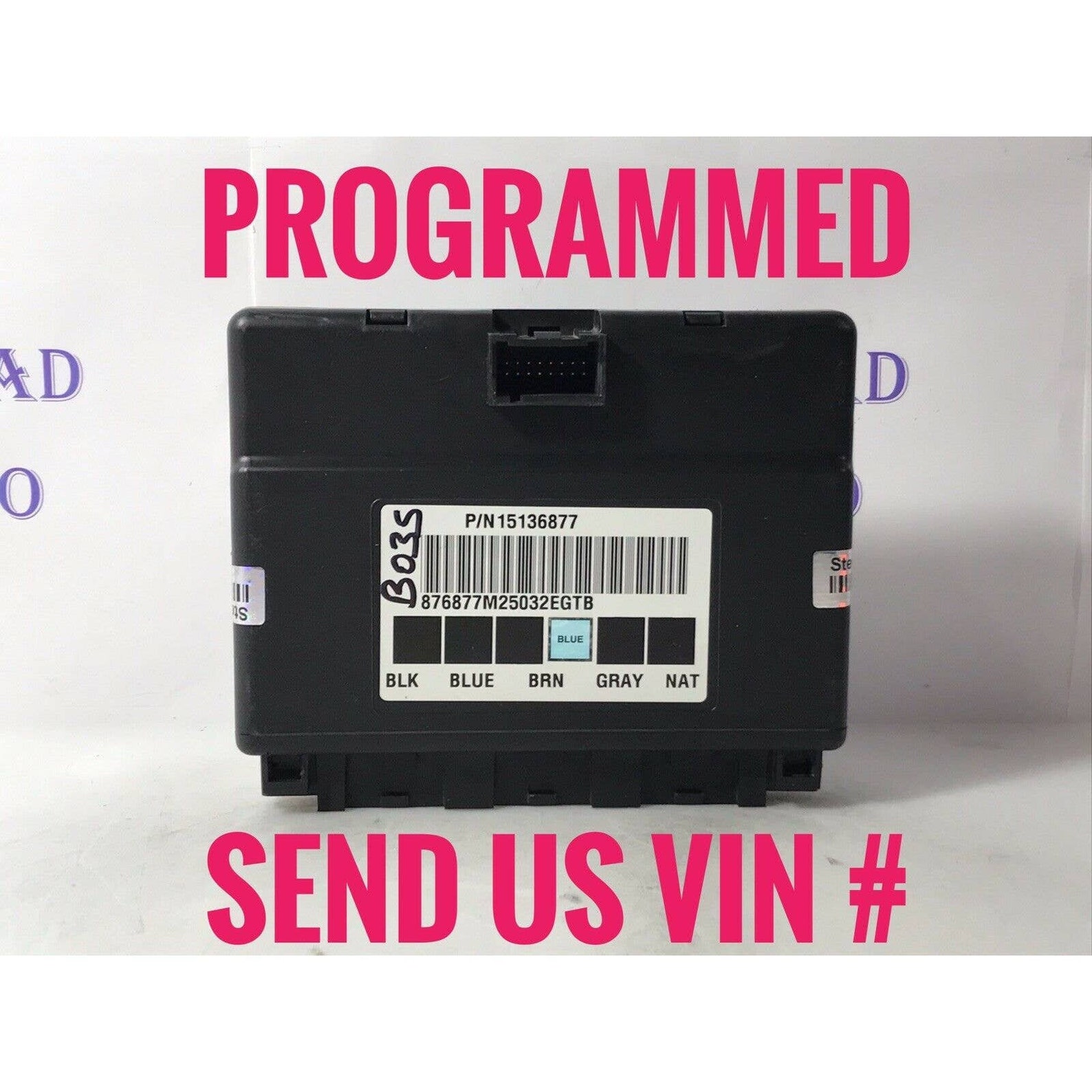 PROGRAMMED Chevrolet GMC Truck BCM Body Control Module 15136877 B035 - Etsy