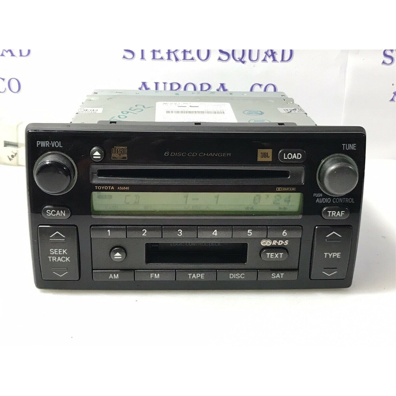 Toyota Camry Radio 6 Disc CD Player OEM JBL Tested With Warranty TO952 ...