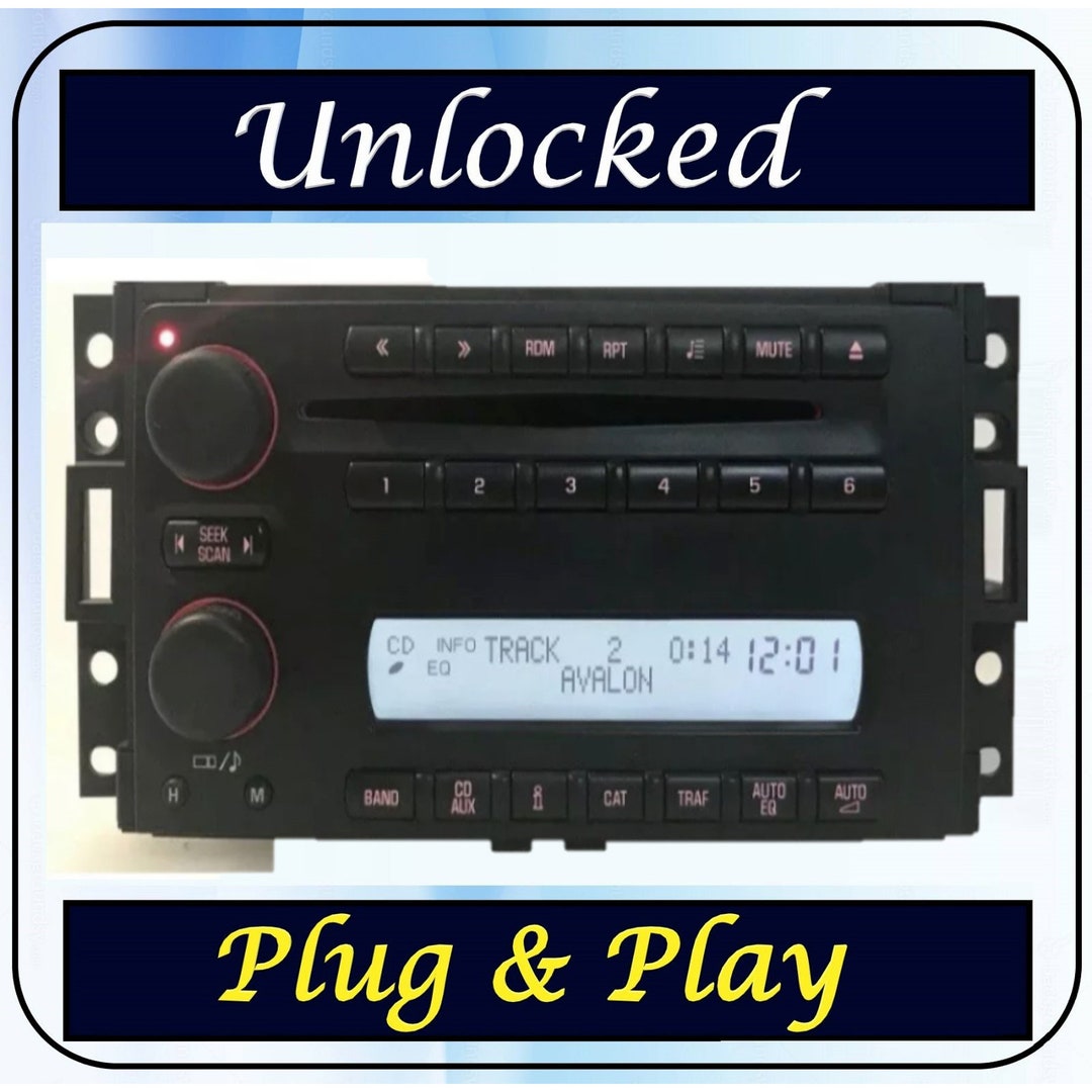 Unlocked Chevy GMC Pontiac Montana Uplander OEM CD Radio Player GM770 ...