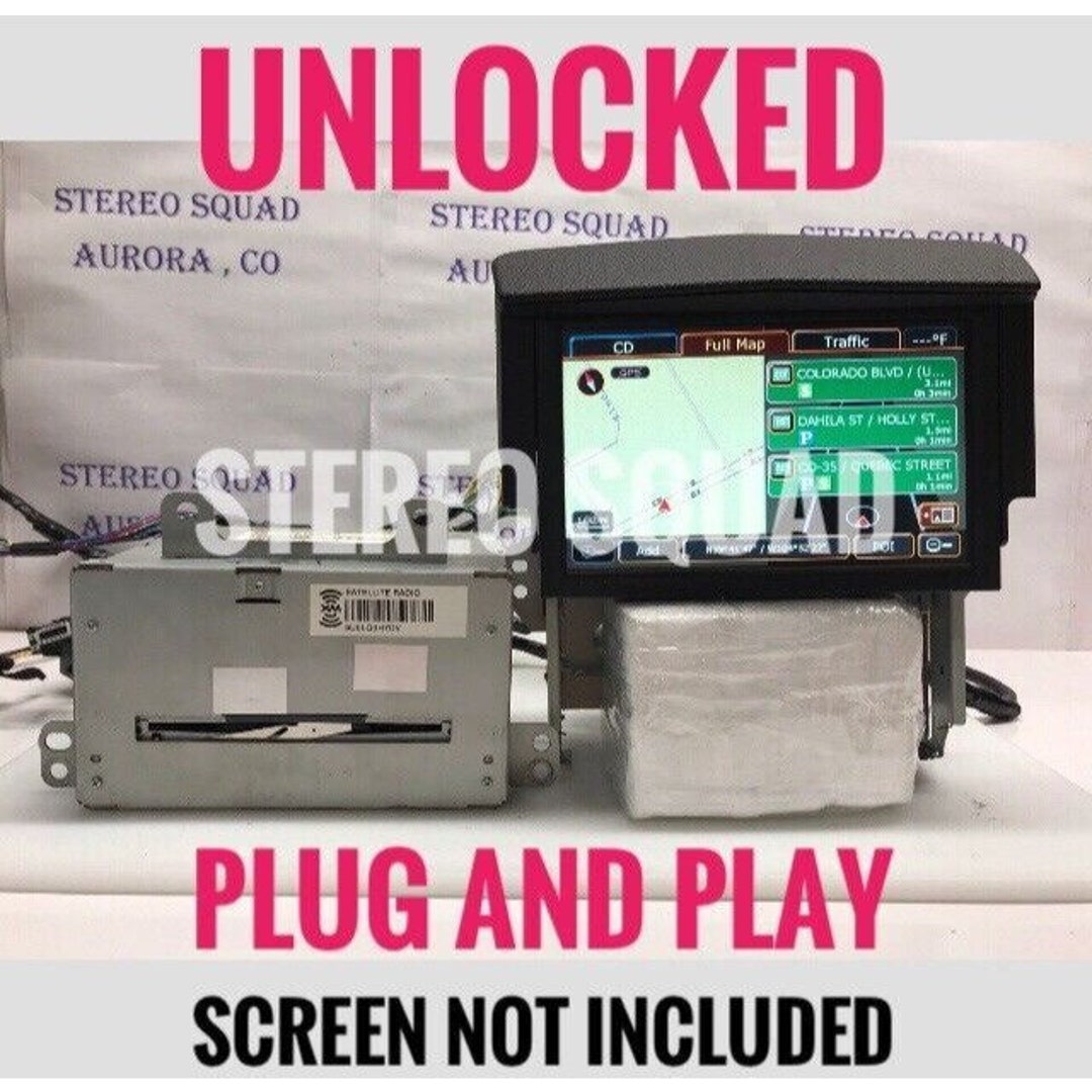 Unlocked 08 Cadillac CTS Radio GPS Navigation Cd DVD Player 25913880 ...