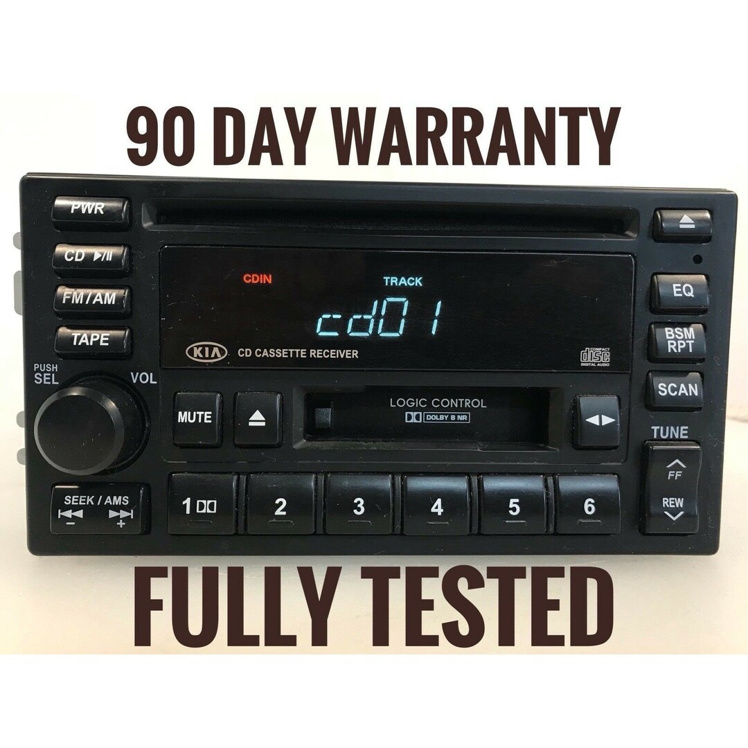 KI214 2002-2005 Kia OEM Radio Single CD Cassette Player - Etsy
