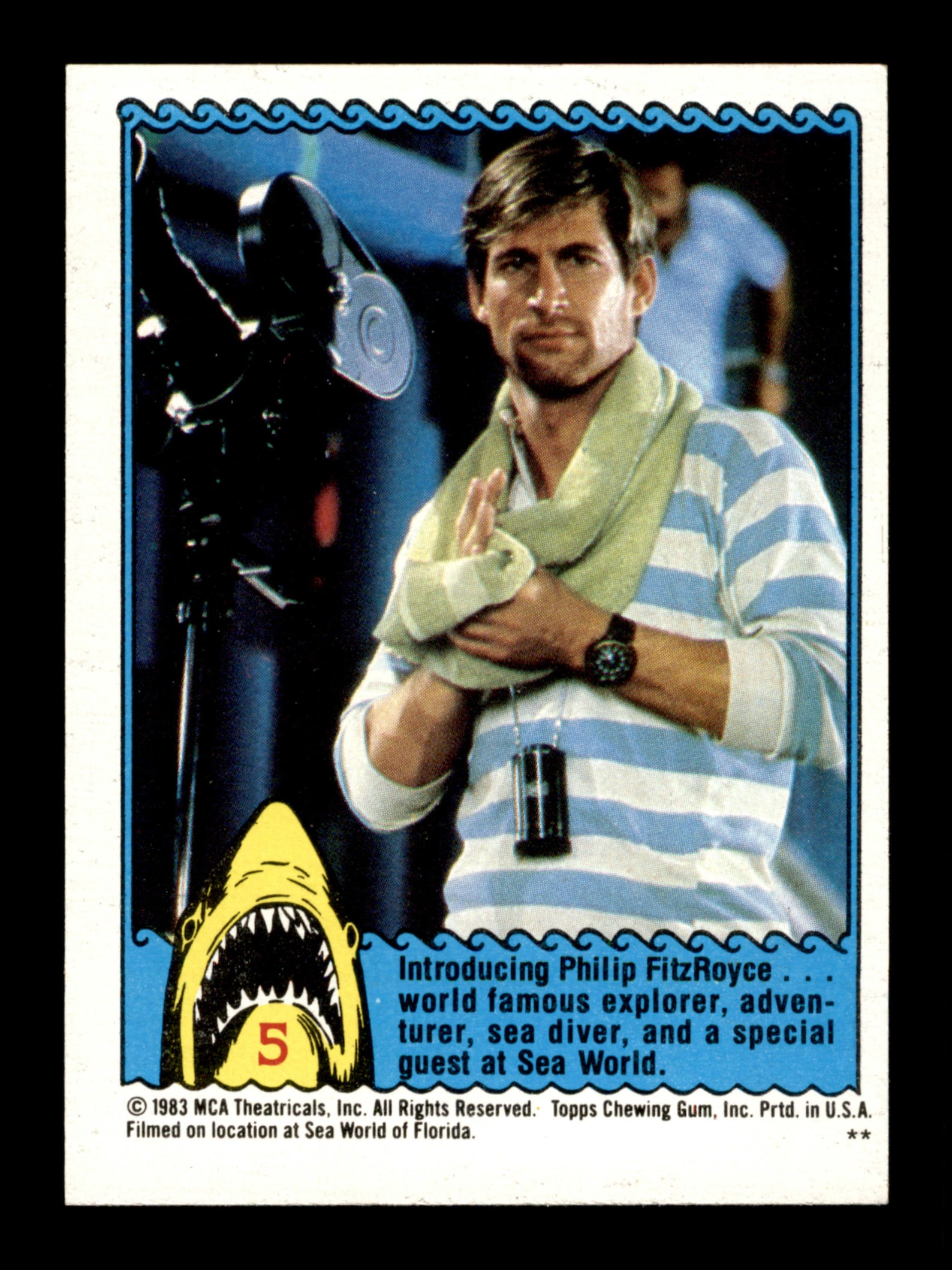 1983 TOPPS JAWS 3-D Trading Cards COMPLETE Set 44 Cards Near - Etsy
