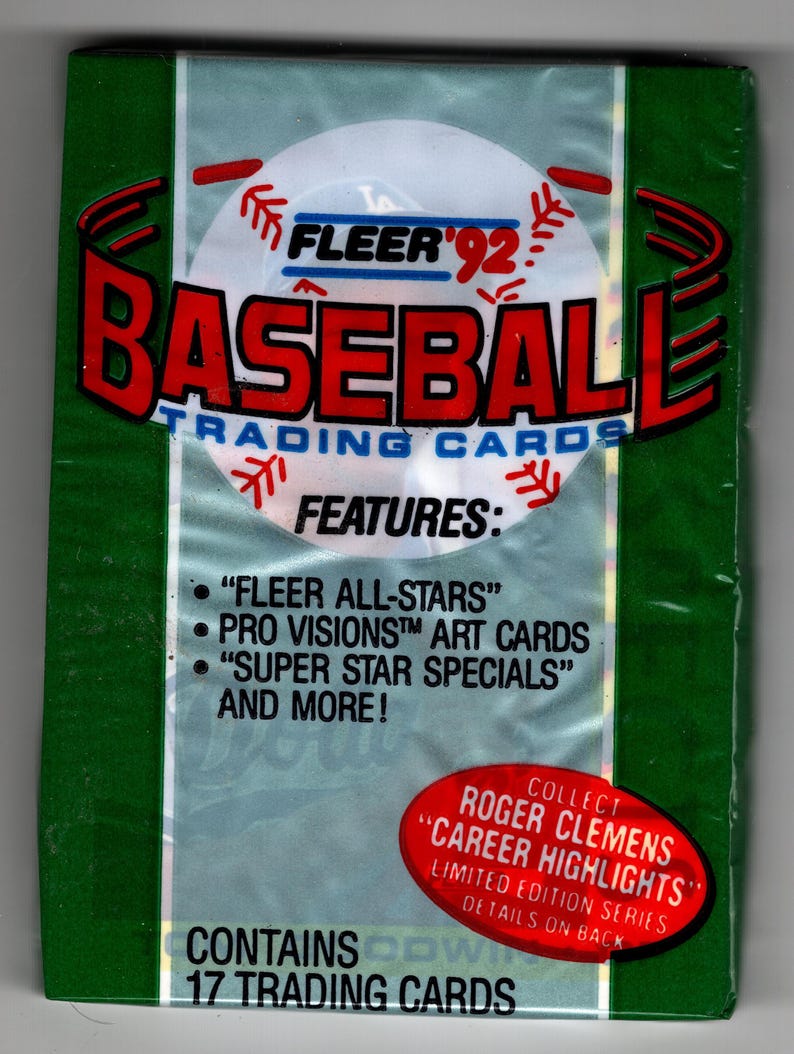 Various Baseball Packs - Etsy