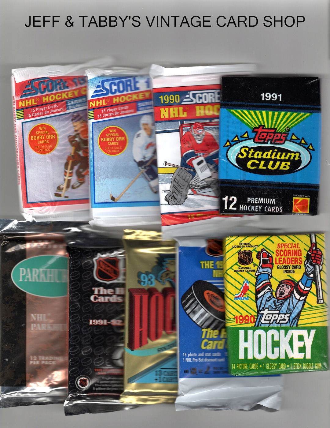 Various Hockey Trading Card Packs - Etsy
