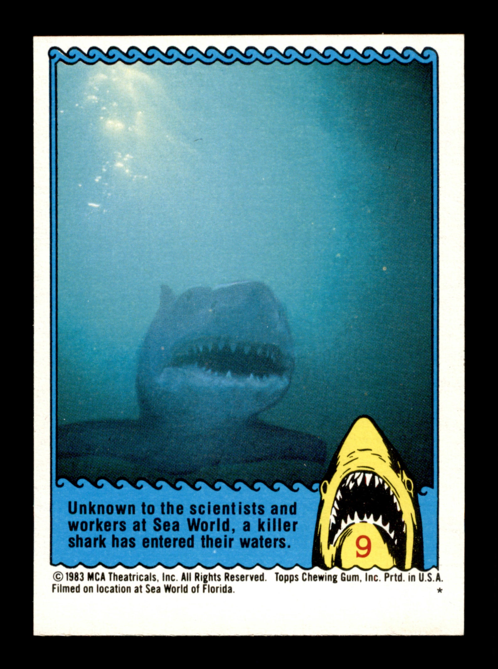 1983 TOPPS JAWS 3-D Trading Cards COMPLETE Set 44 Cards Near Mint to ...