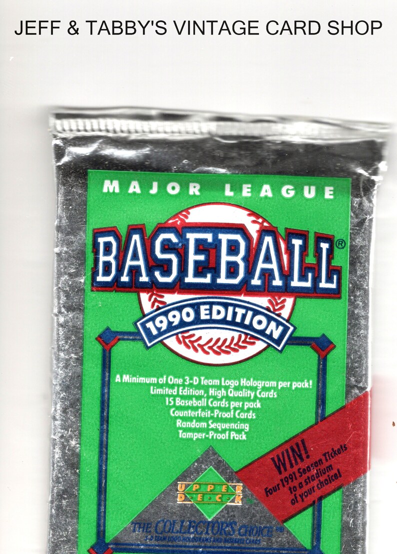 Various Baseball Packs - Etsy