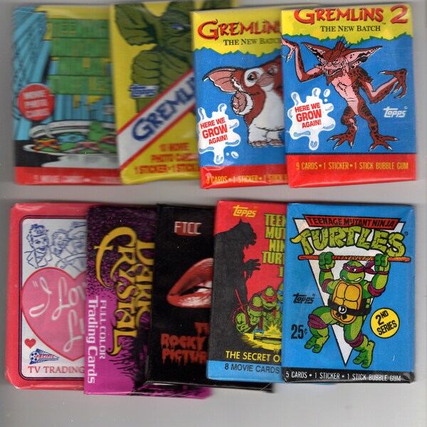 Vintage Wax Card Packs - Etsy