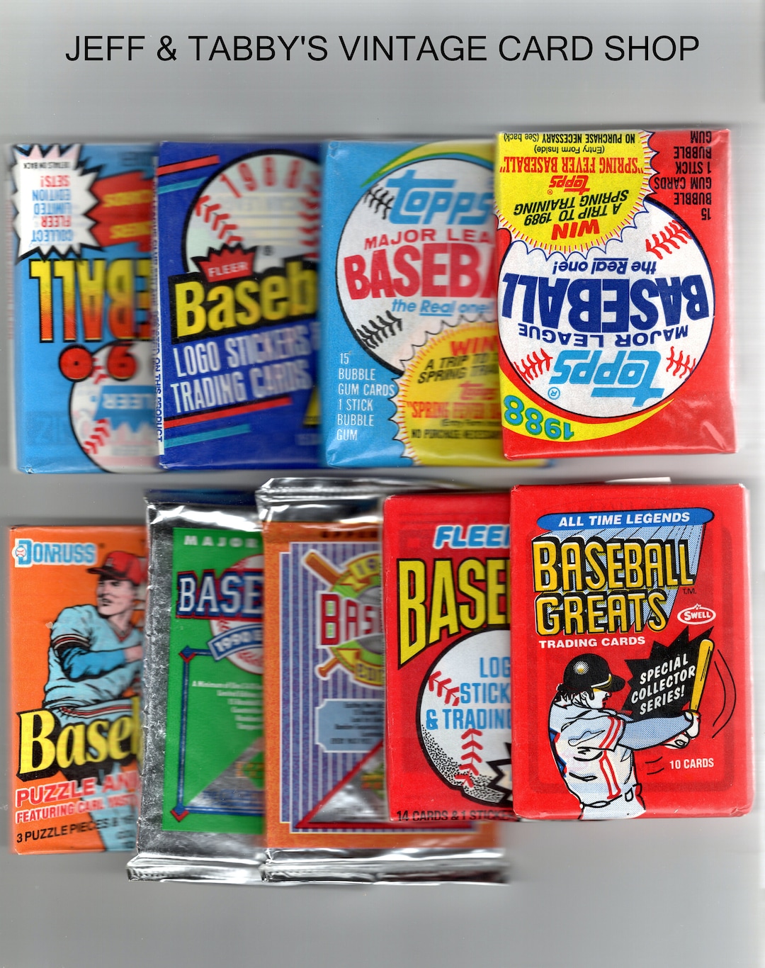 Various Baseball Packs - Etsy