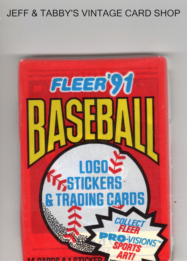 Various Baseball Packs - Etsy