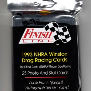 Various Auto Racing Trading Card Packs - Etsy
