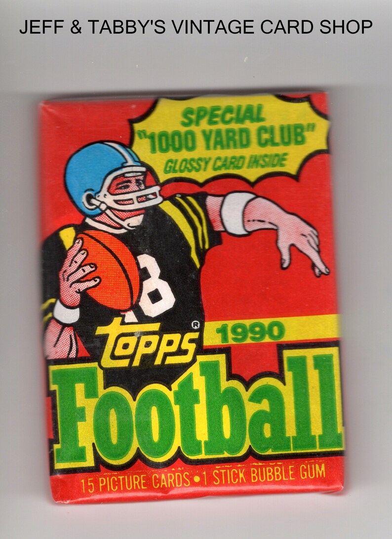 VARIOUS Football Trading Card Packs - Etsy