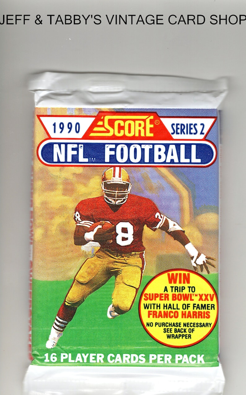 VARIOUS Football Trading Card Packs - Etsy