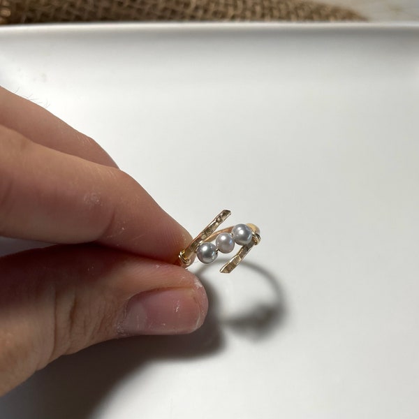 Tahitian Pearl Ring - Etsy