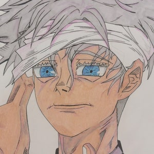 Gojo Satoru Awake - Etsy