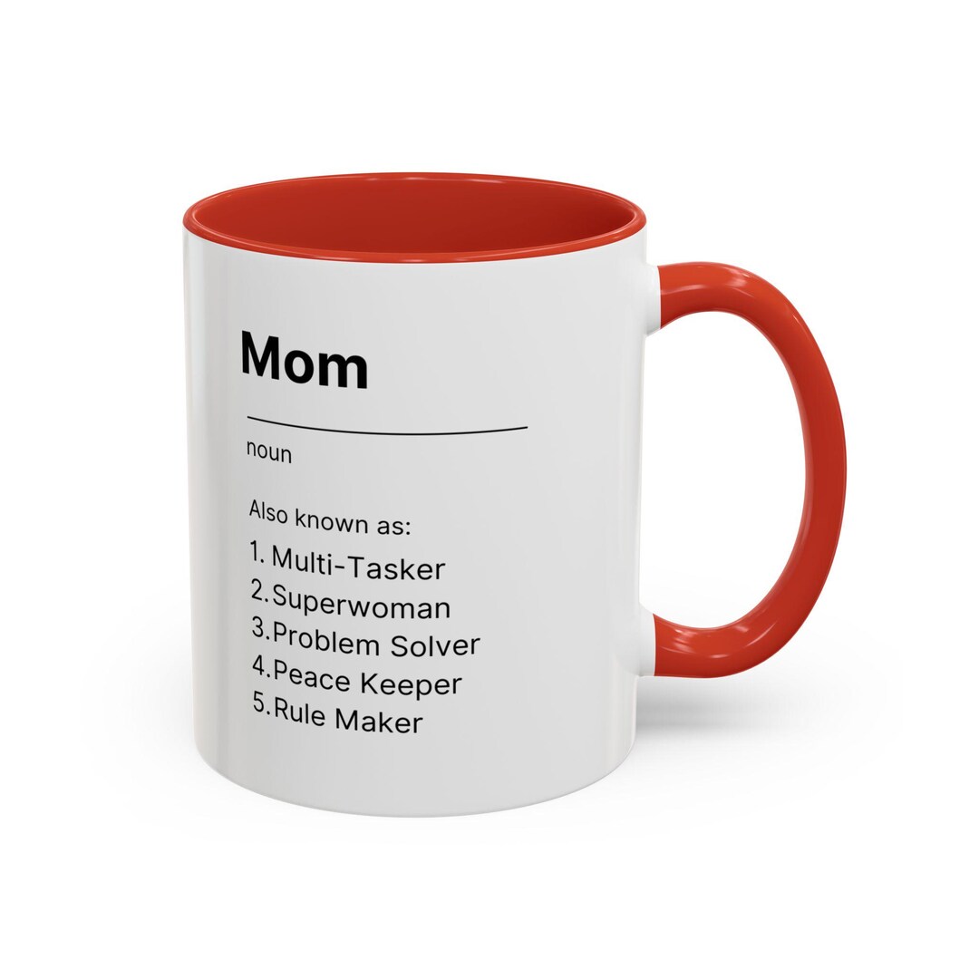 Mom Mug Funny Mug Superwoman, Problem Solver, and Peace Keeper Perfect ...