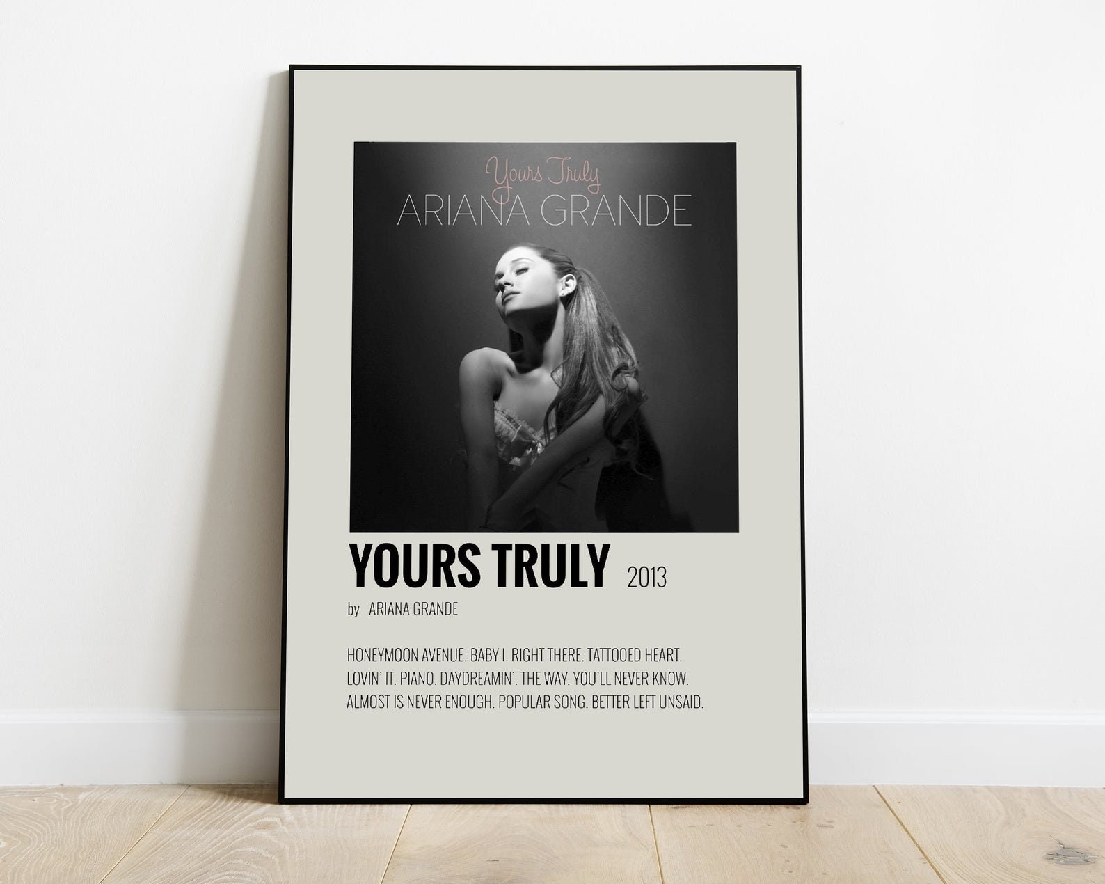 Ariana Grande Piano Album Cover