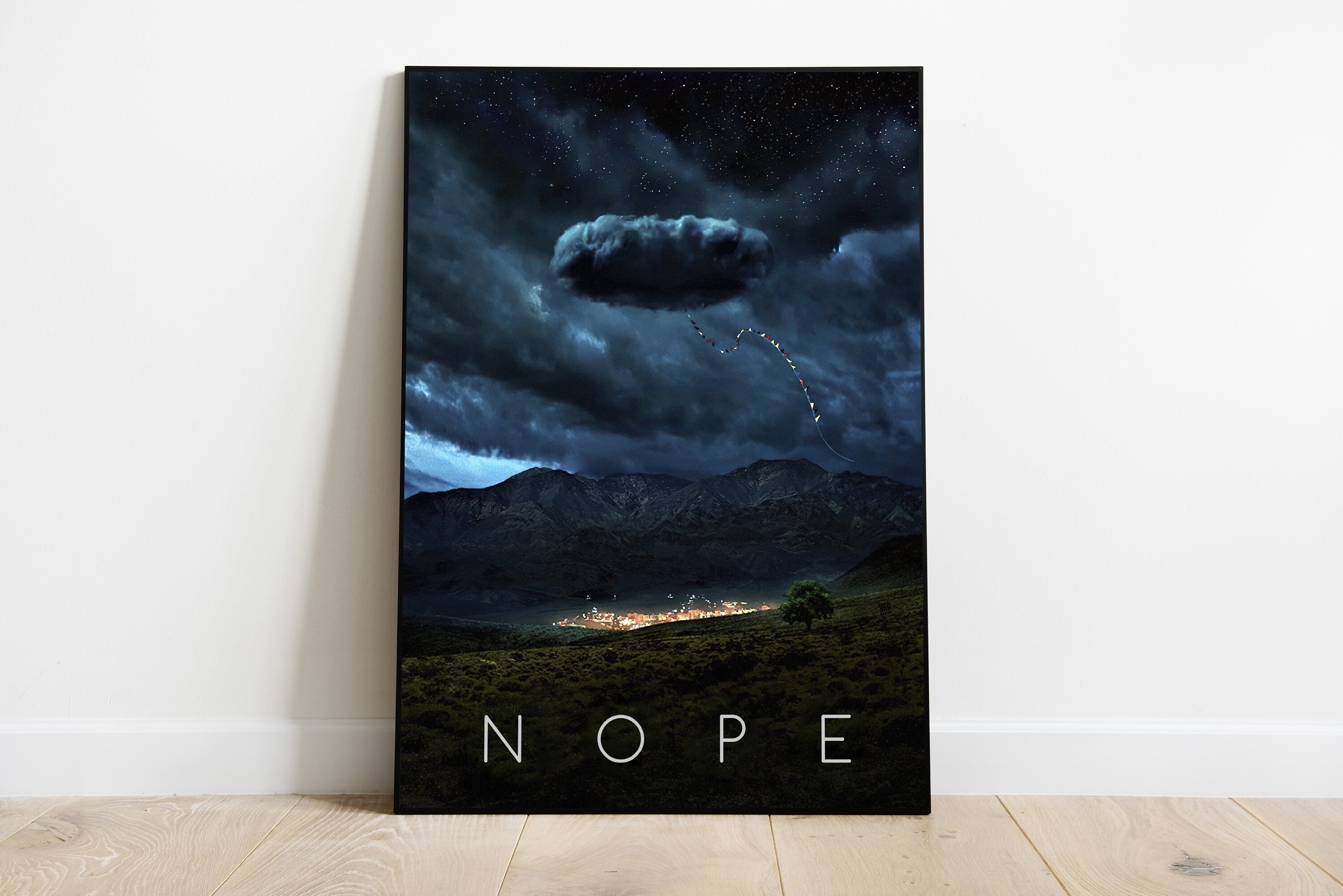 Nope Movie Poster Print Jordan Peele Sci-fi Horror Minimalist - Etsy
