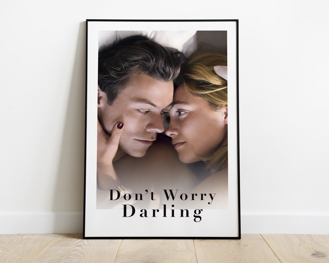 Don't Worry Darling Movie Poster Print, Harry Styles Florenece Pugh ...
