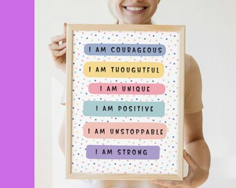 I Am Poster - Etsy