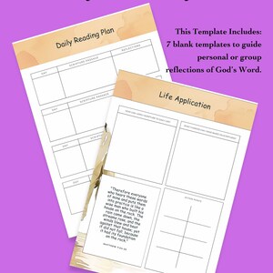 Daily Bible Study Planner: Interactive Journal for Personal Devotionals ...
