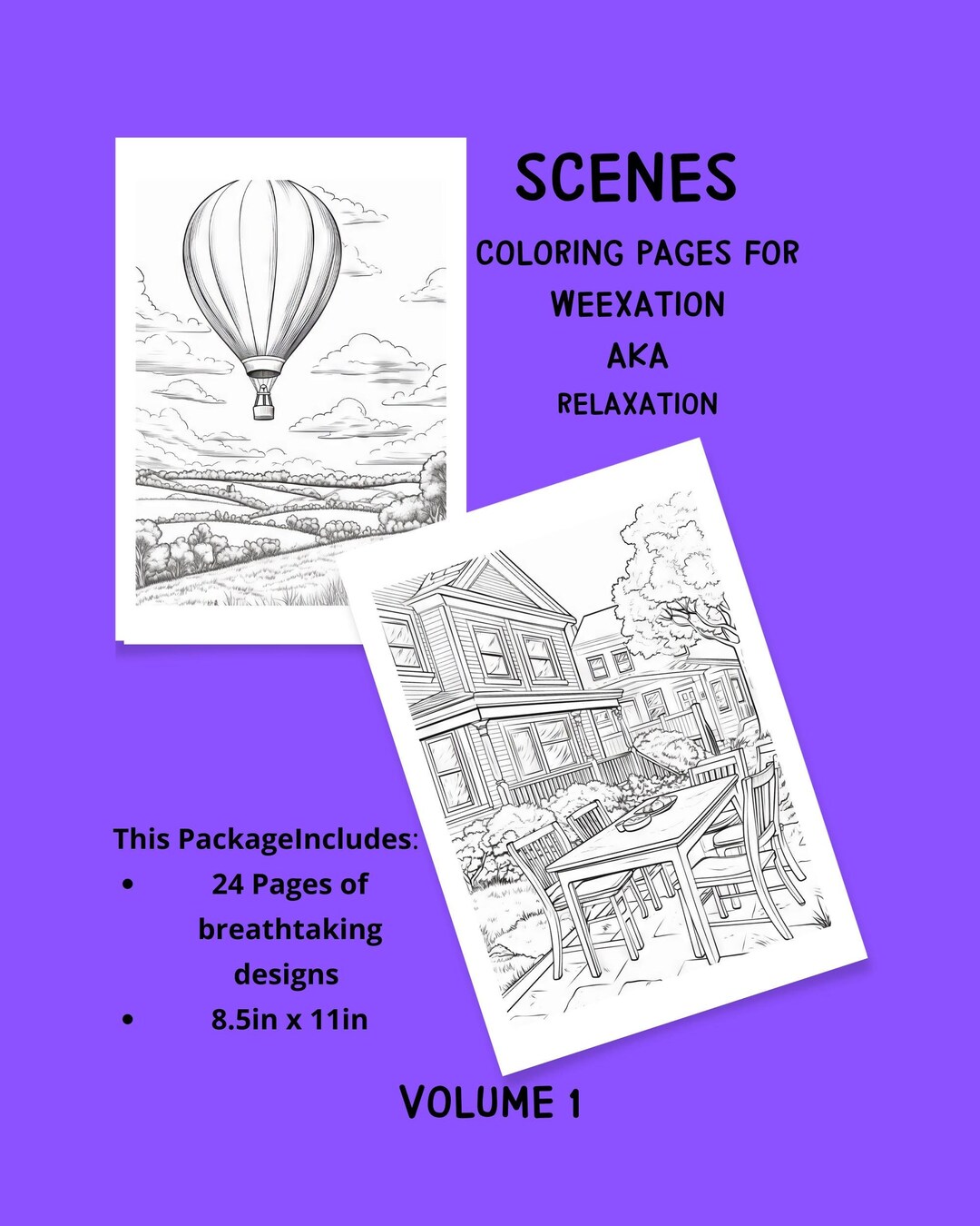 Adult Coloring Book, Therapeutic Coloring Book, Relaxing Coloring Pages ...