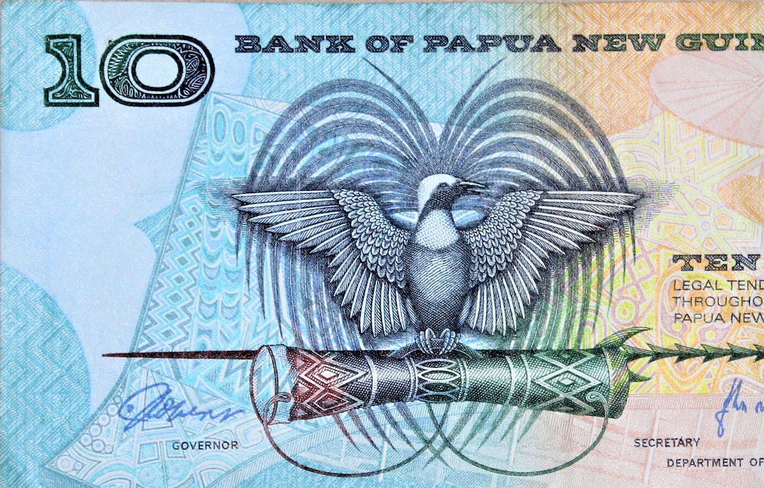 Papua New Guinea 10 Kina Currency Banknote 1988 UNC. Foreign World ...