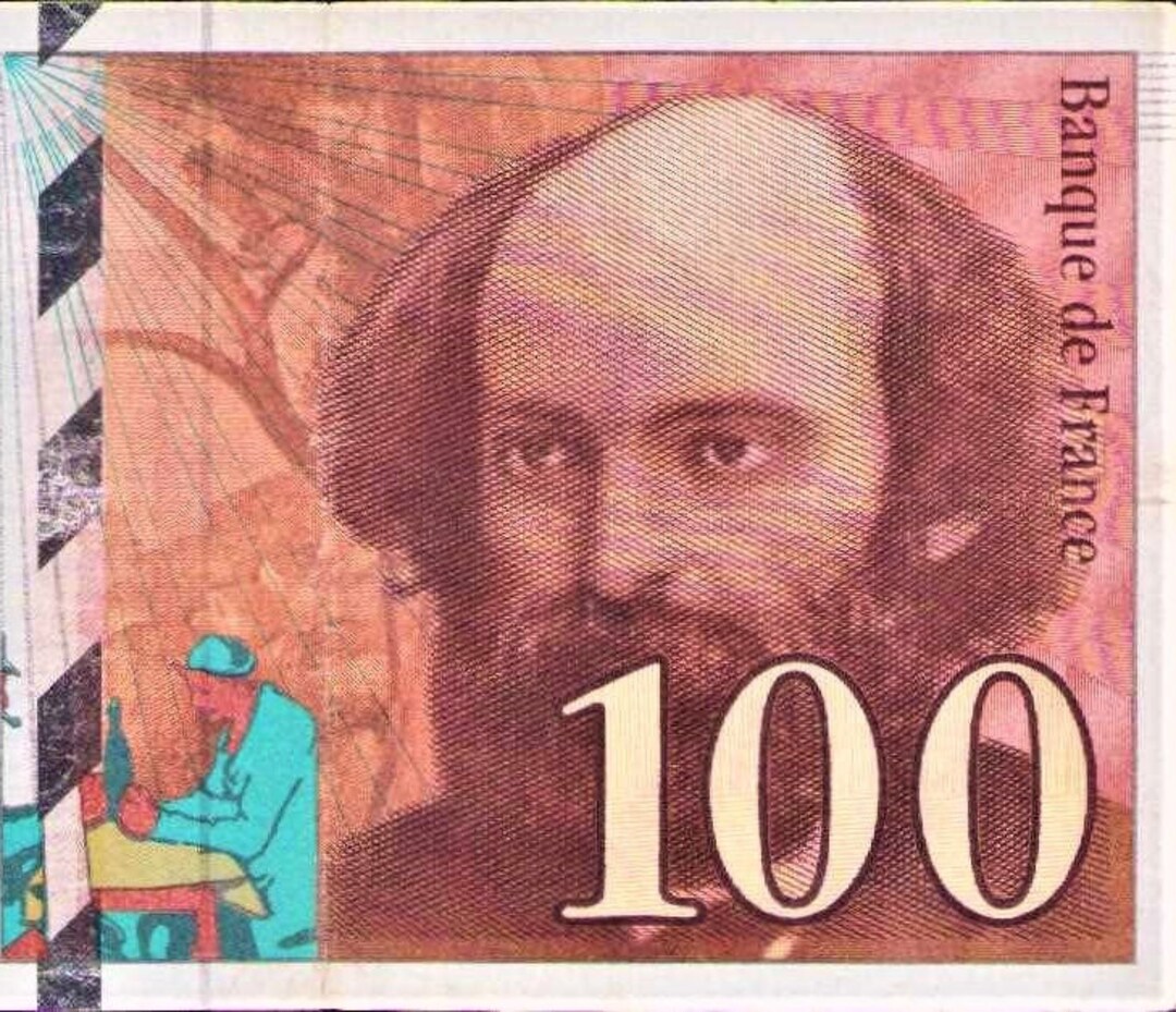 France 100 Francs Currency Banknote 1998 XF.- Old Paper Money, Foreign ...