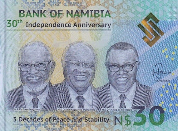 Namibia 30 Dollars Polymer Note 2020 UNC. Money Foreign - Etsy