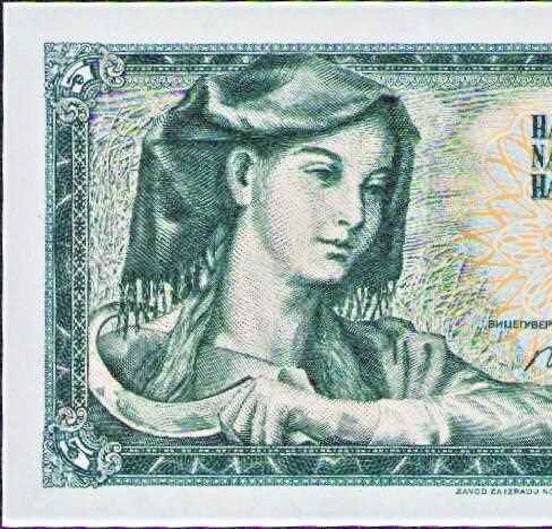 Yugoslavia 5 Dinara Currency Banknote 1968 UNC. Old Paper Money ...
