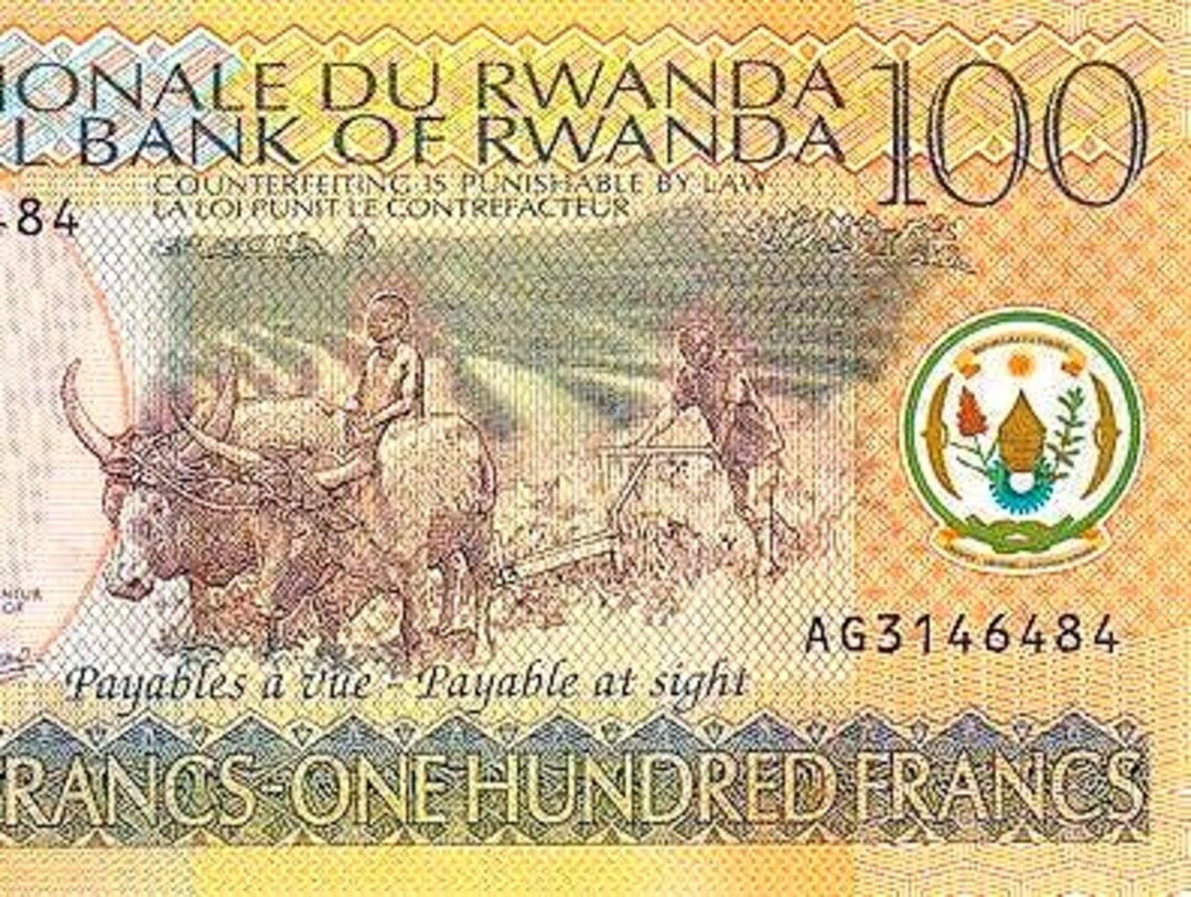 Rwanda 100 Francs Currency Banknote 2003 UNC. - Paper Money - Foreign ...