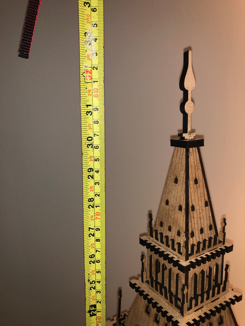 Big Ben DIGITAL File Lightburn Laser Cutting Ready File. Digital ...