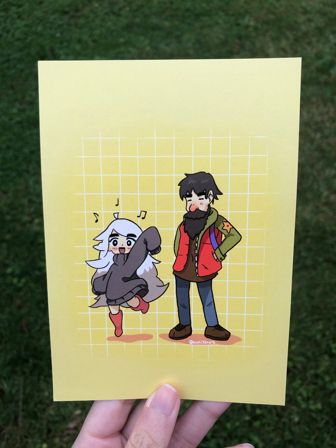 Sam and John | Eastward Postcard Art Print - Etsy