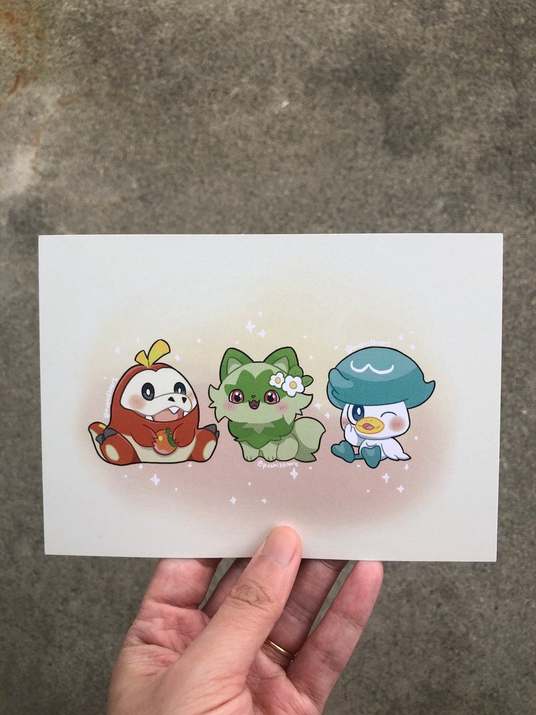 Starter PKMN Fuecoco, Sprigatito and Quaxly | Scarlet and Violet PKMN ...