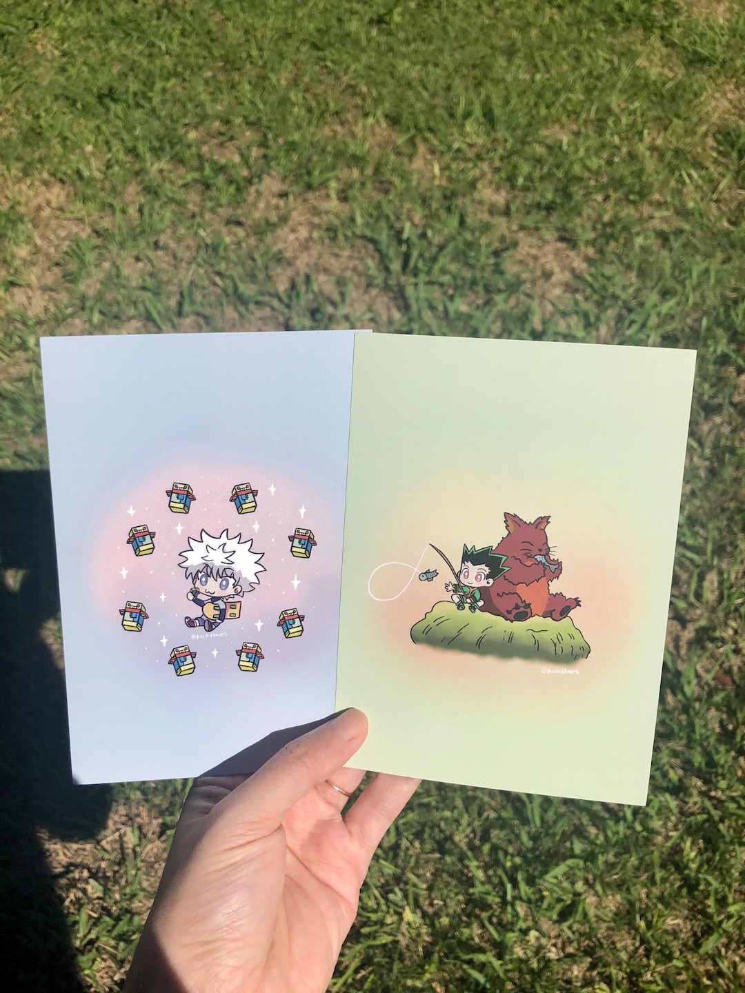 Hunter Anime Postcard Art Print - Etsy