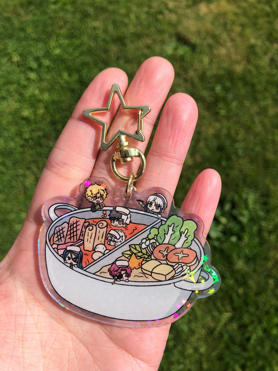 Gangsters Hot Pot Keychain - Etsy