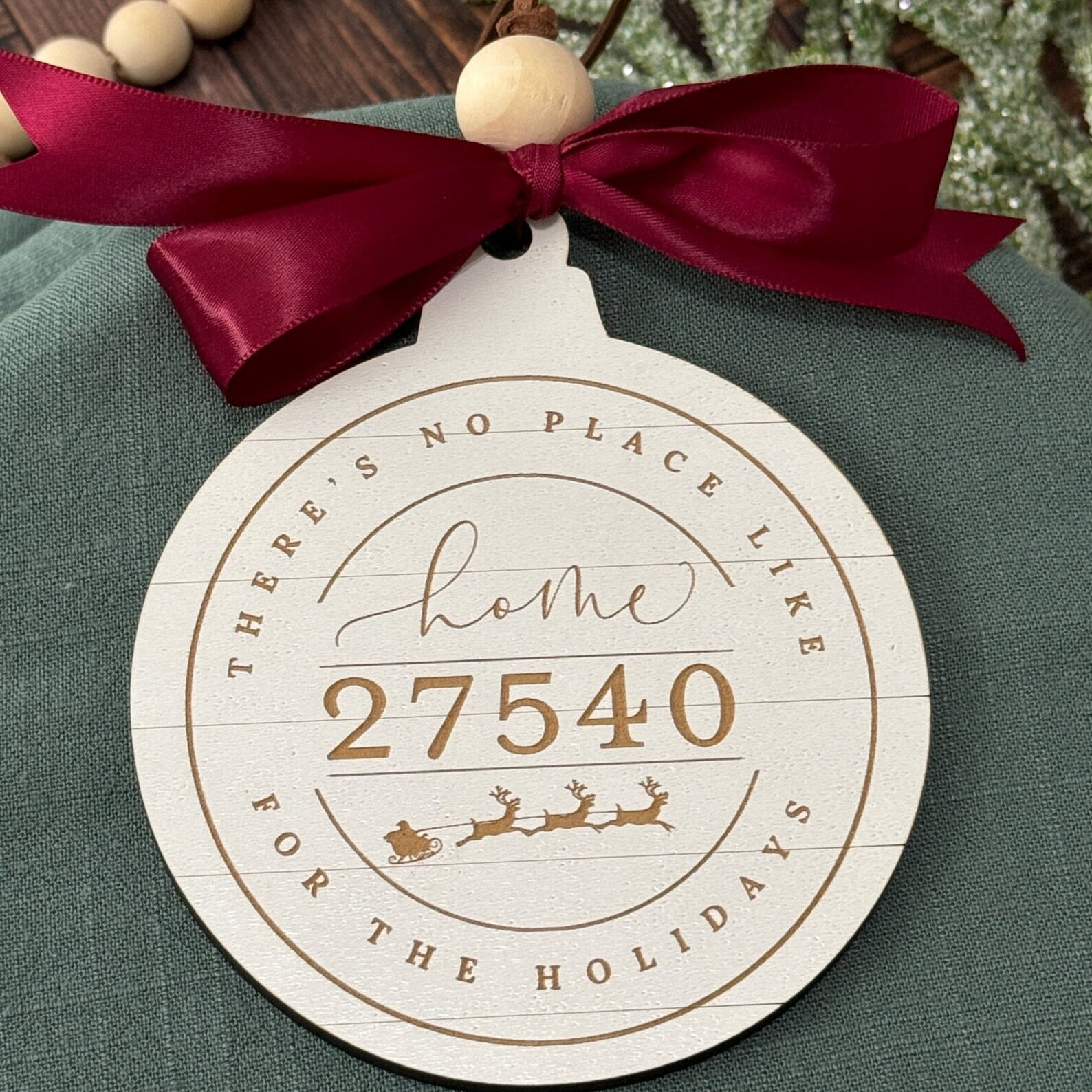 Shiplap Zip Code Ornament | No Place Like Home for the Holidays ...