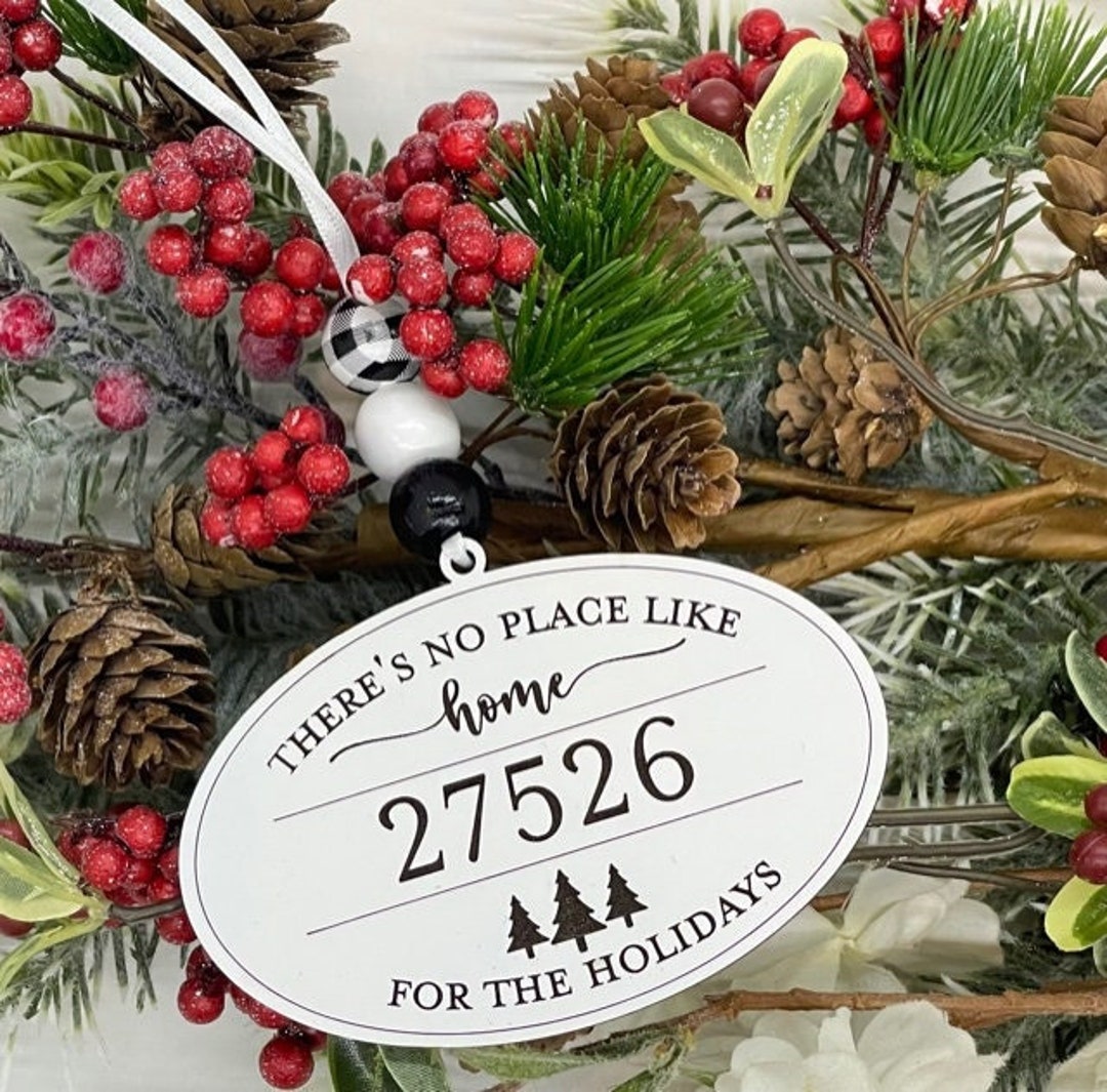 Zip Code Ornament | Personalized Home for the Holidays Zip Code ...