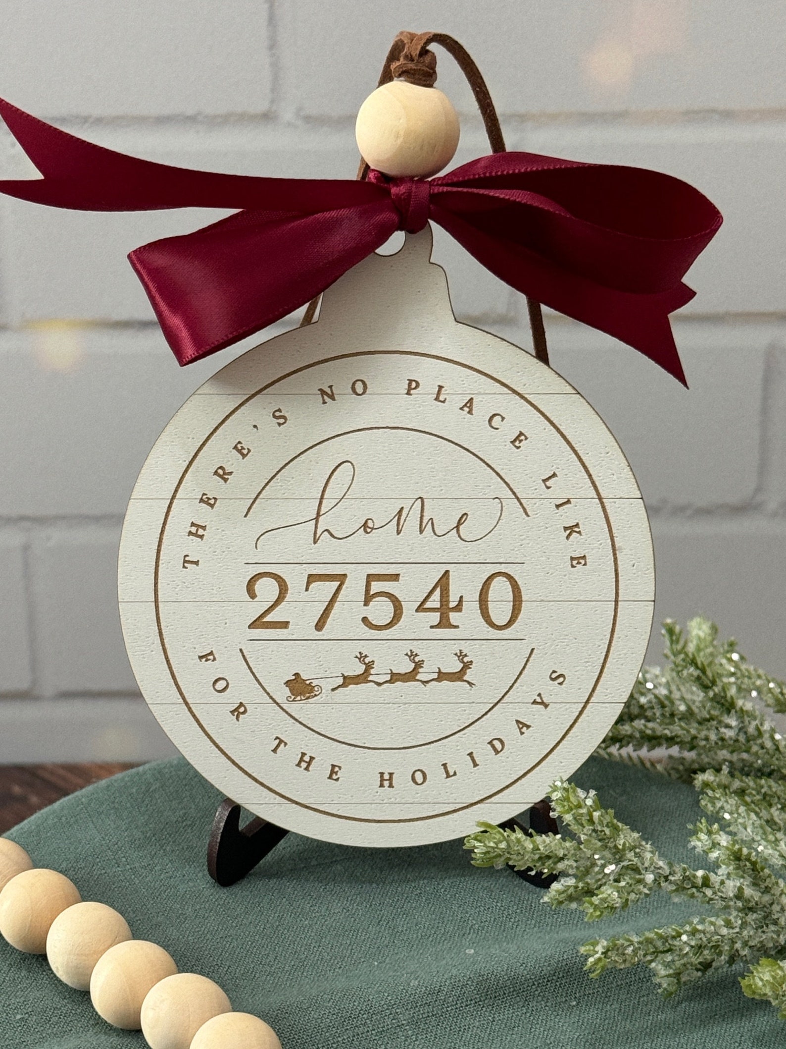Shiplap Zip Code Ornament | No Place Like Home for the Holidays ...
