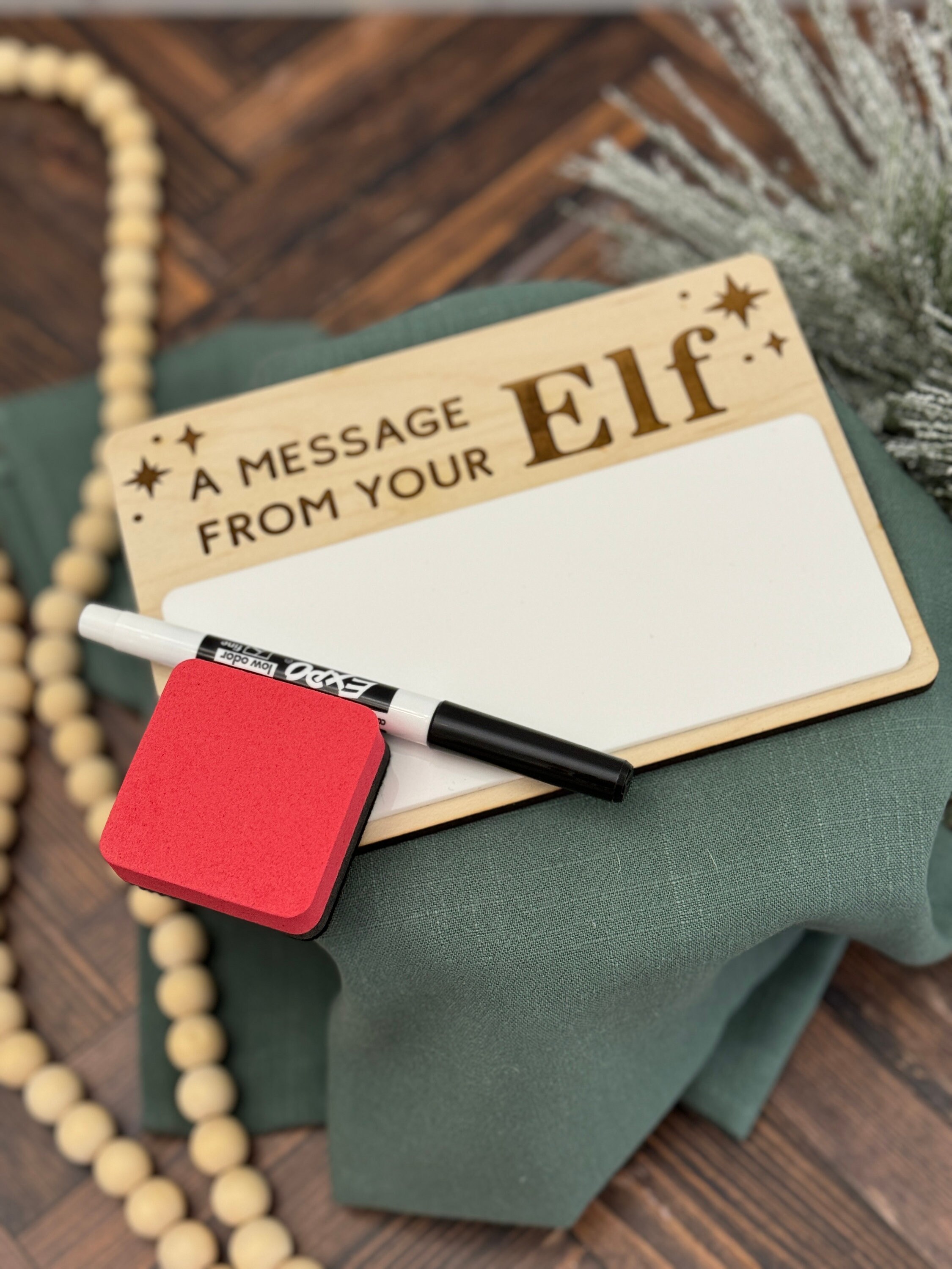 Christmas Elf Message Board | Reusable Elf Message Board | Chrismas Elf ...