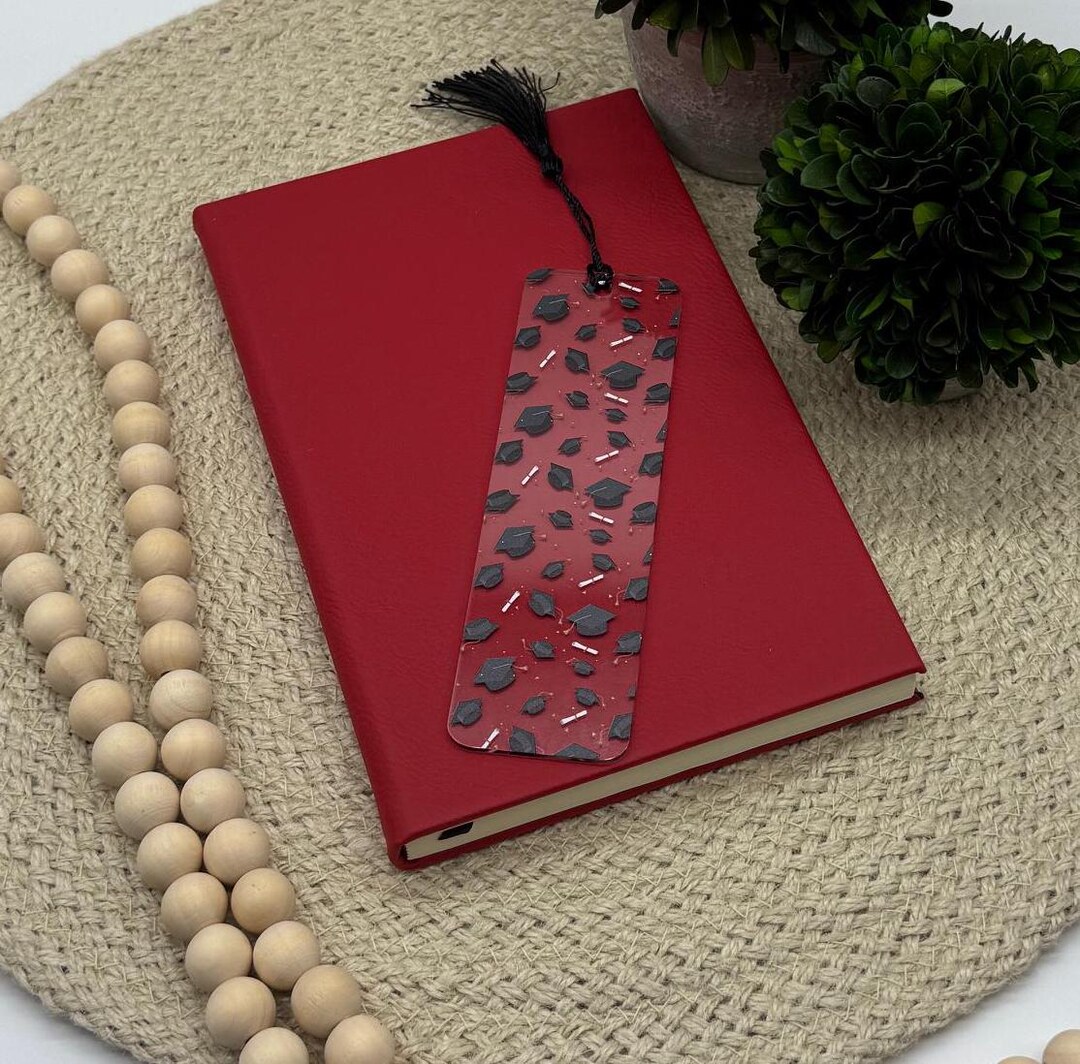 Graduation Themed Bookmark | Graduation Bookmark | Graduation Cap ...