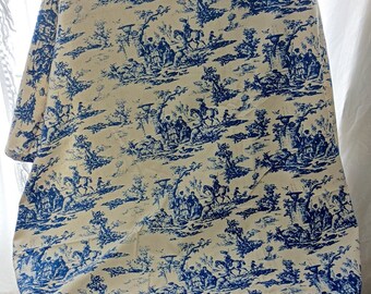 Blue Toile Tablecloth - Etsy