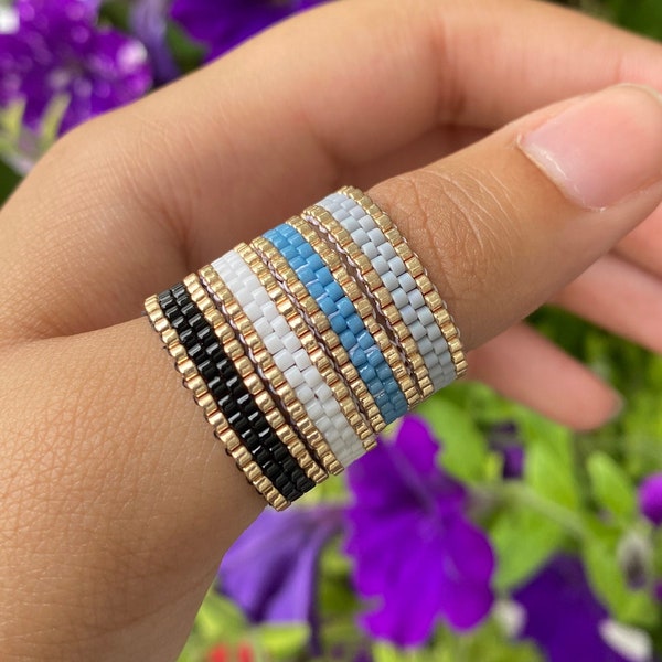 Miyuki Delica Ring - Etsy