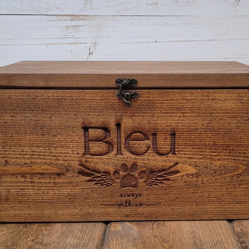 Cat Keepsake Box Cat Memorial Pet Urn personalized Pet Urn - Etsy