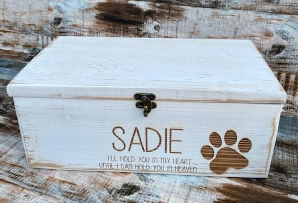Personalized Pet Urn Pet Memory Chest Pet Memory Box Pet - Etsy