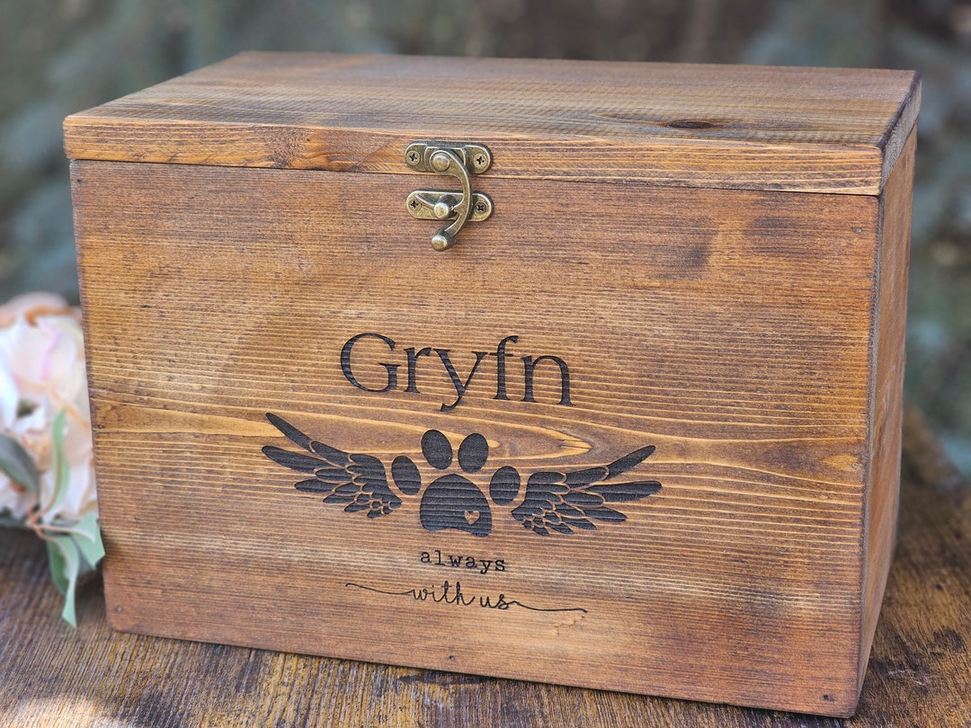 Pet Ashes Keepsake - Pet Memory Chest Pet Memory Box - Pet Keepsake Box ...