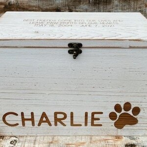 Pet Keepsake Box -pet Memorial Pet Urn -personalized Pet Urn -pet ...