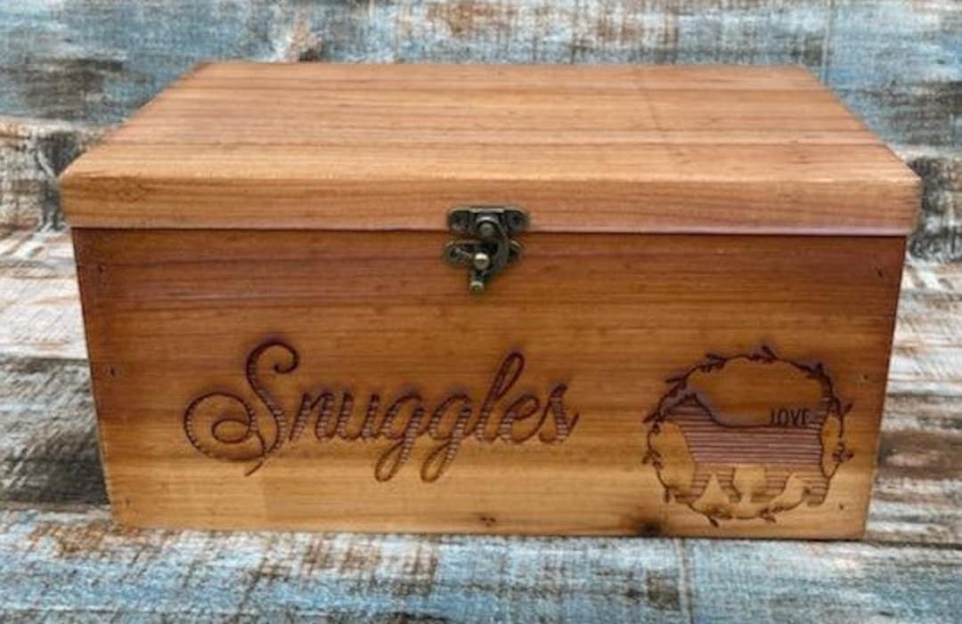 Cat Keepsake Box Cat Memorial Pet Urn personalized Pet Urn Pet Memory ...