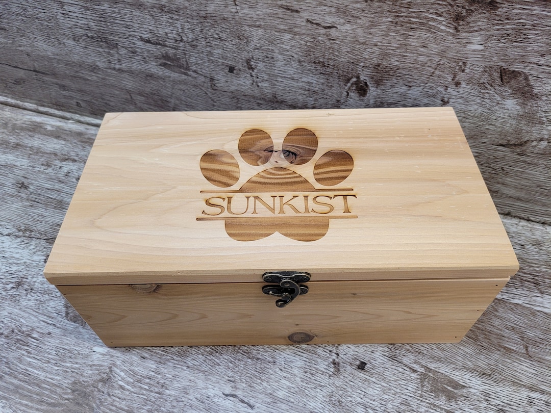 Personalized Keepsake Box dog Keepsake Box cat Keepsake Box pet ...