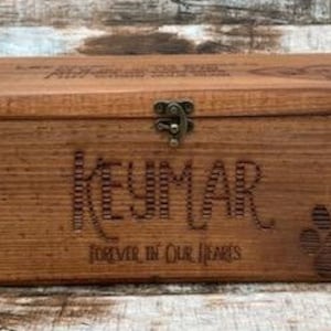Pet Memory Keepsake Box Personalized for Your Loved One Personalized ...